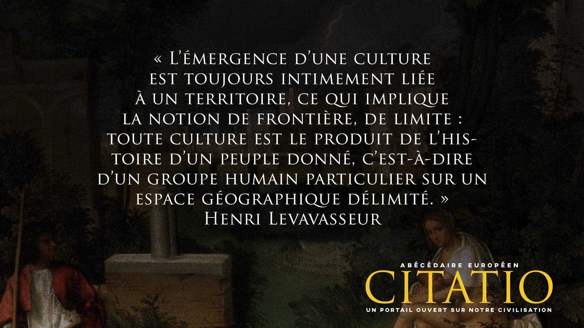 L’émergence d’une culture... | Citation de Henri Levavasseur