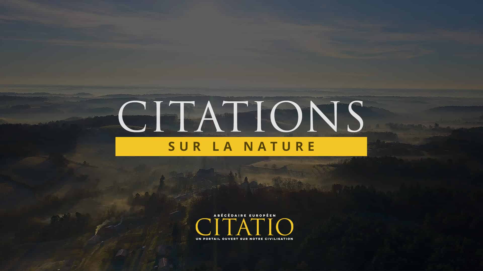 197 citations sur la nature | CITATIO